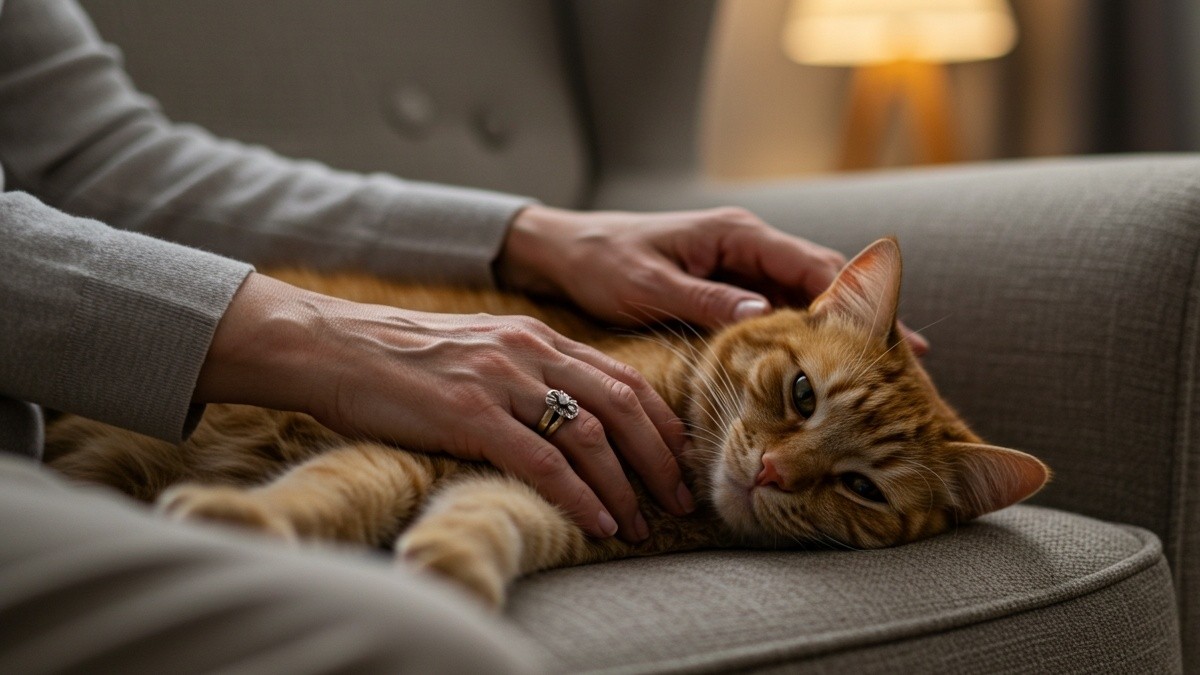 How to give your cat the perfect massage: 8 tips