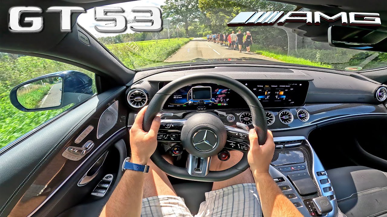 2024 Mercedes-AMG GT 53 | POV Test Drive + Exhaust Sound Symphony