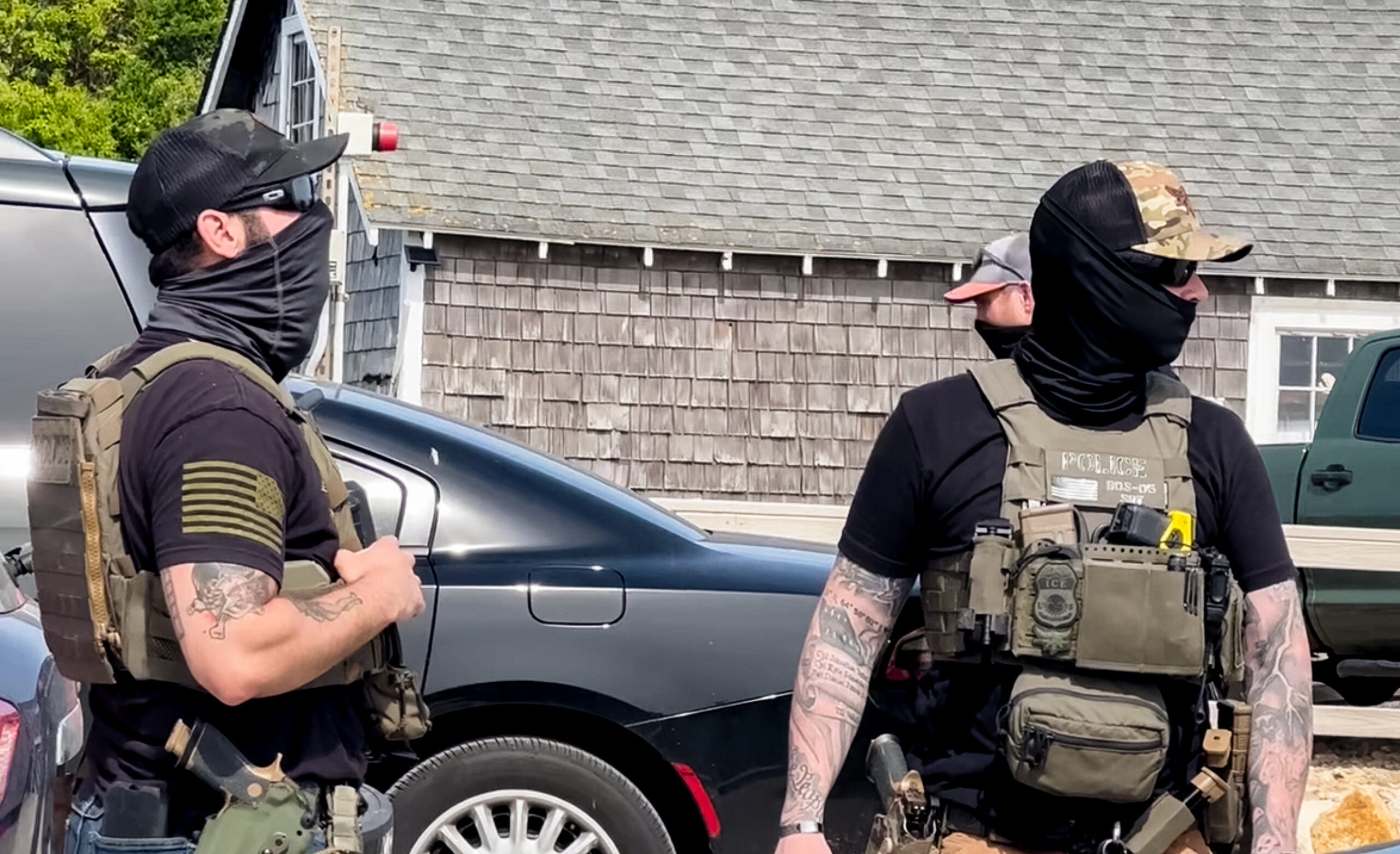 Tell us: How do you feel about ICE agents covering their faces?