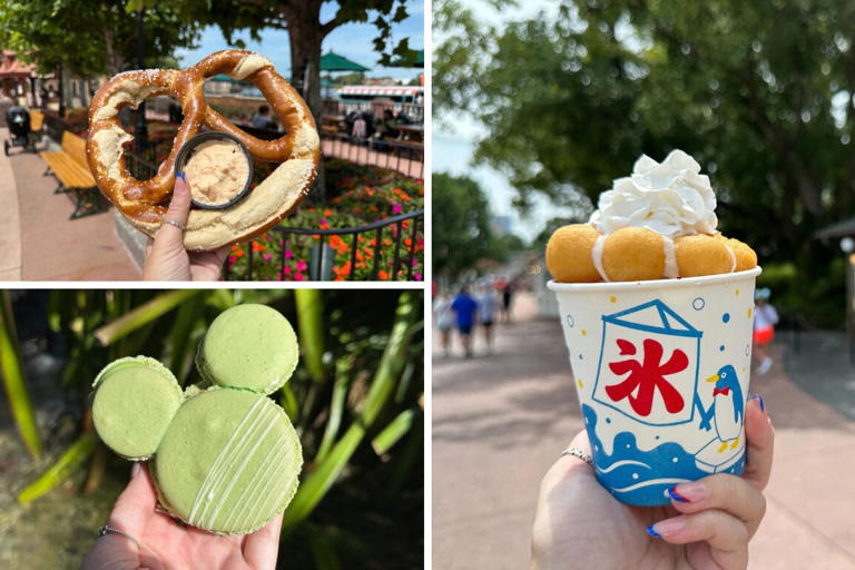 REVIEW: New Snacks at EPCOT, Including Mickey-Shaped Pistachio Macaron ...