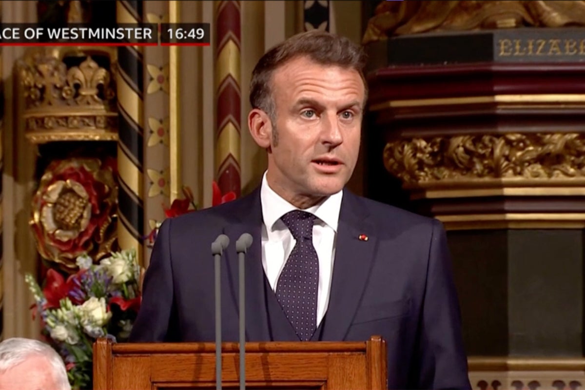 Britain and France must shoulder burden of keeping Europe safe, Macron ...