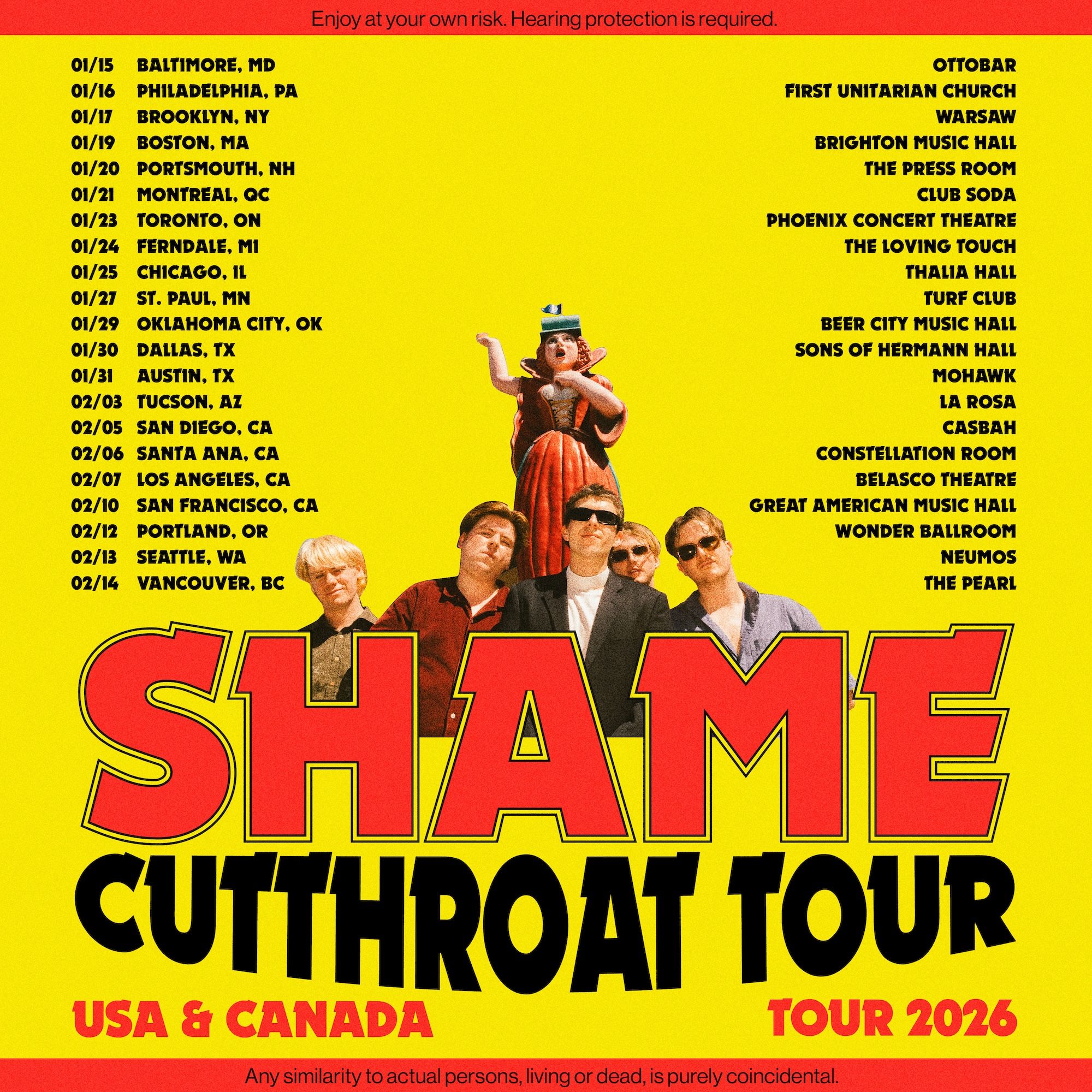 Shame Announce 2026 Tour, Share Video for New Song: Watch