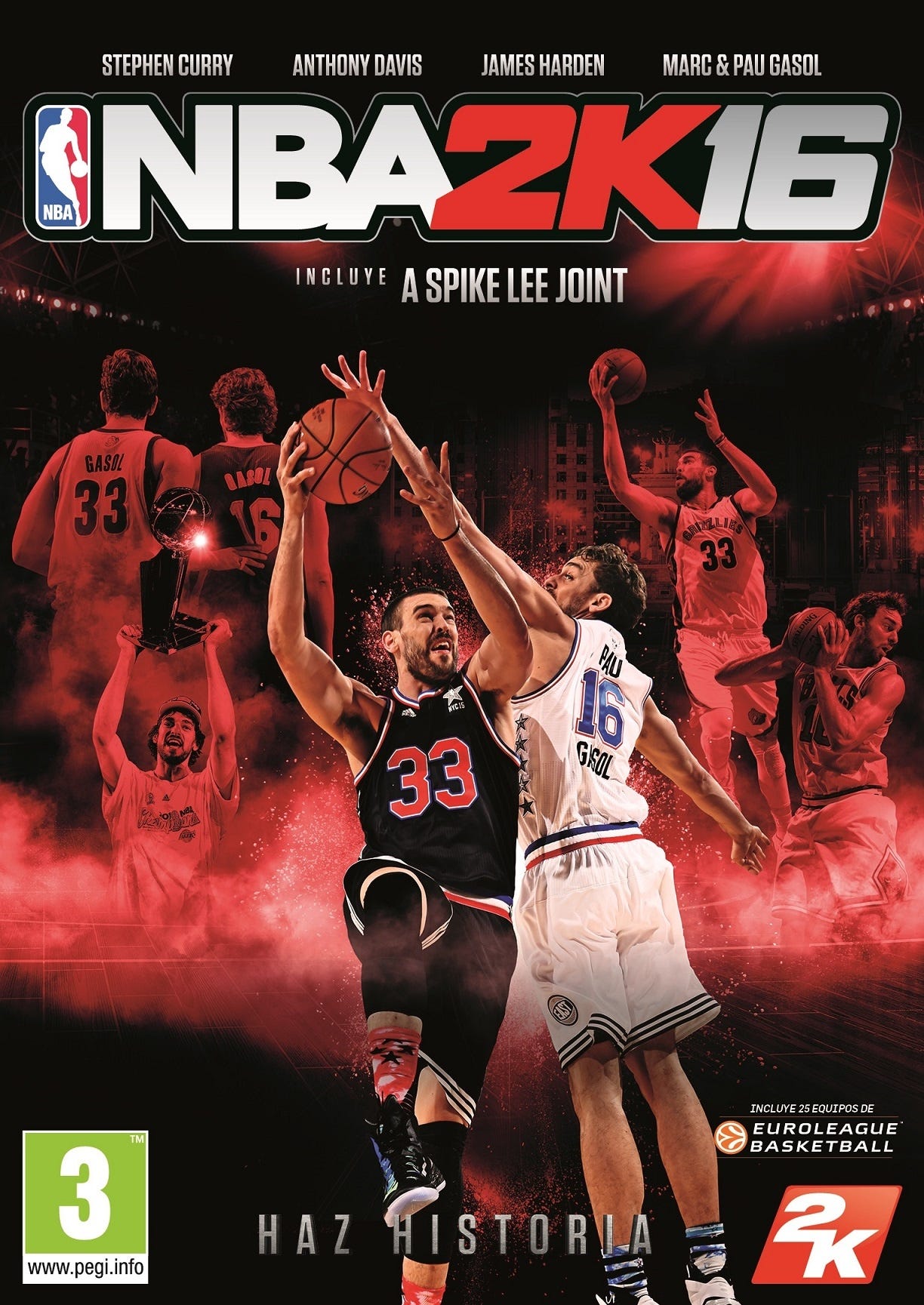 NBA 2K covers through the years