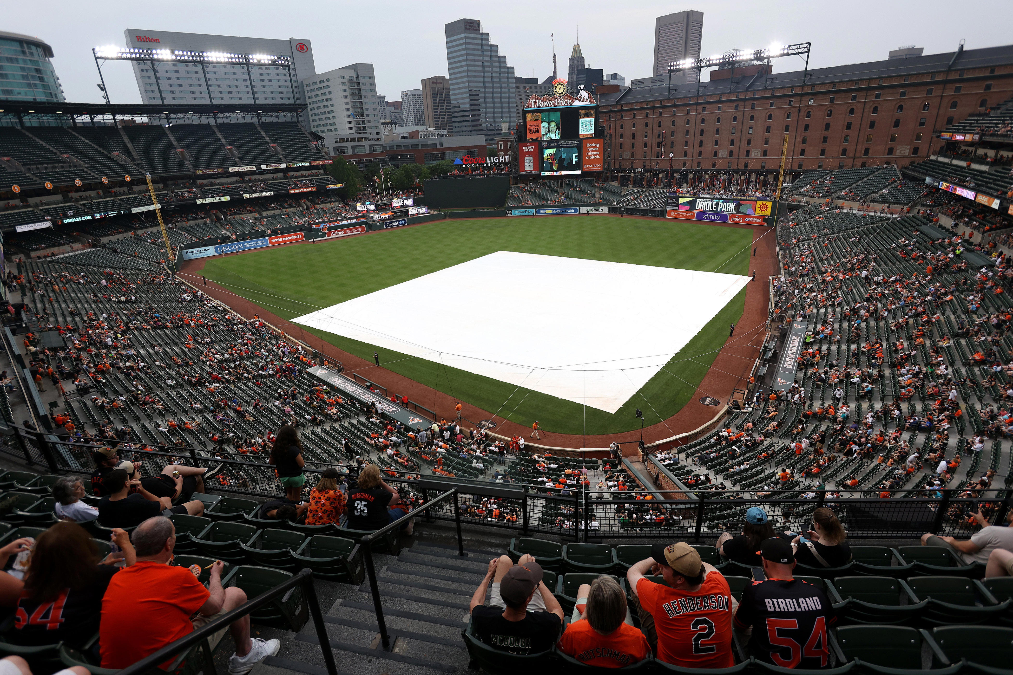 Start of Mets' game vs Orioles slightly delayed due to inclement ...