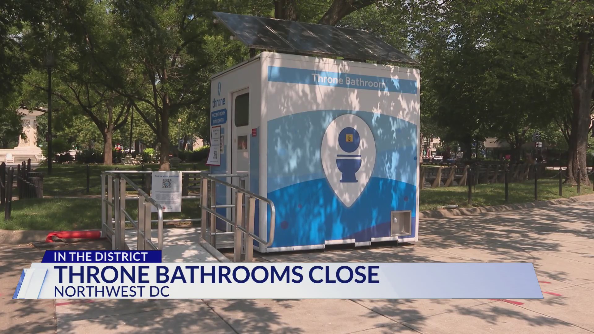 DC's Throne restrooms closed