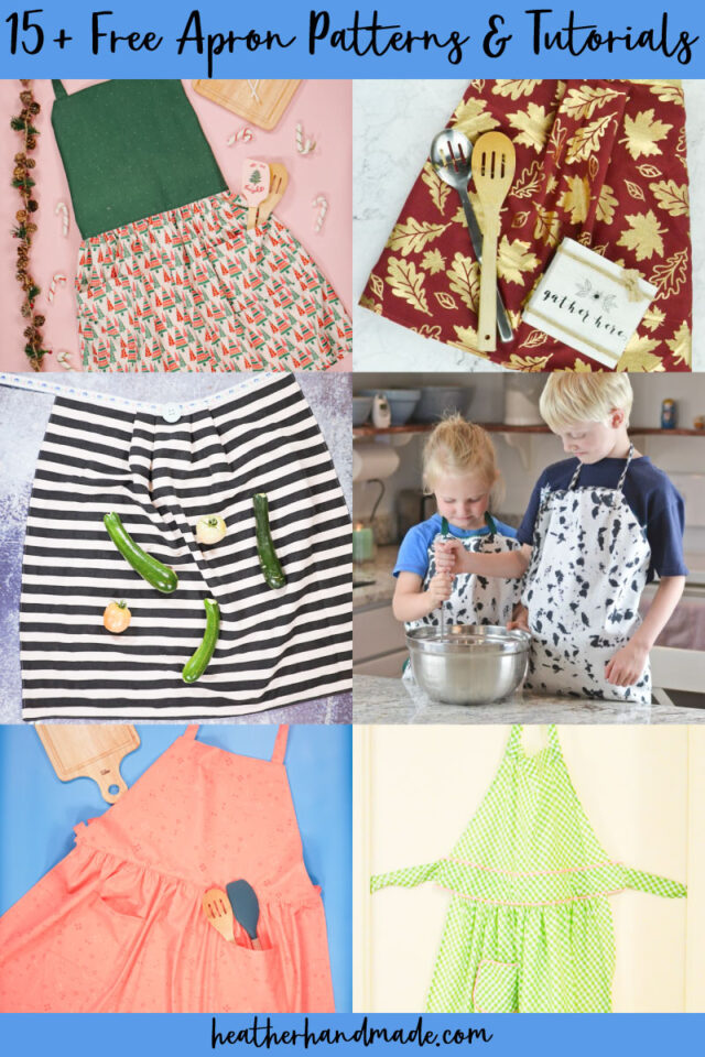 19 Free Apron Patterns and Tutorials