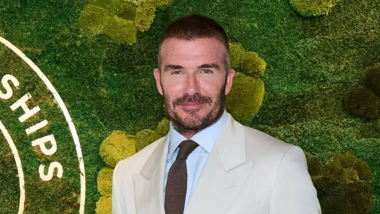 David Beckham grabs spotlight at Wimbledon with one handed PerfectDraft ...