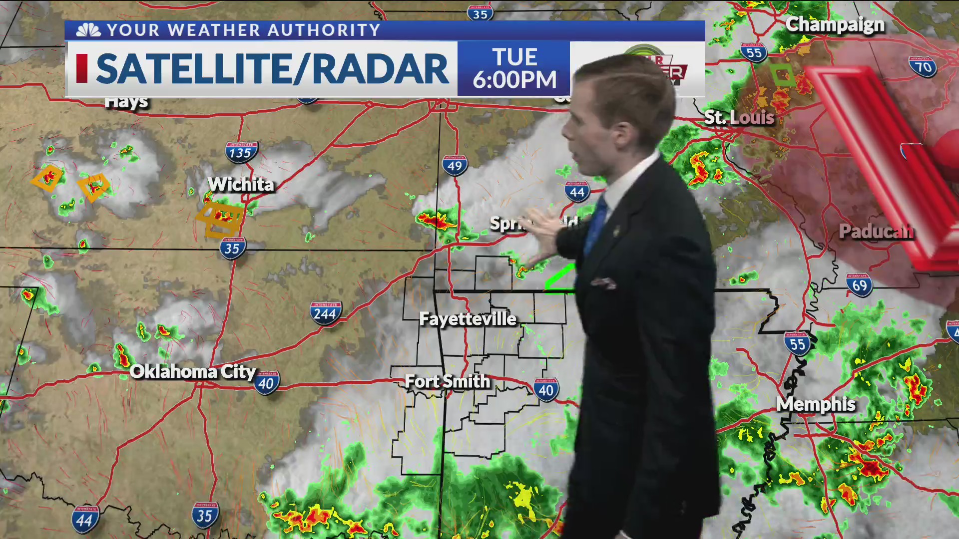 Tuesday July 8 Evening Forecast — 6 p.m.