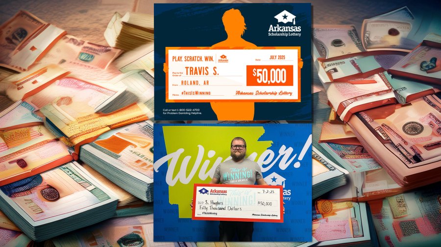 Two Arkansans win $50,000 each playing lottery scratch-off tickets