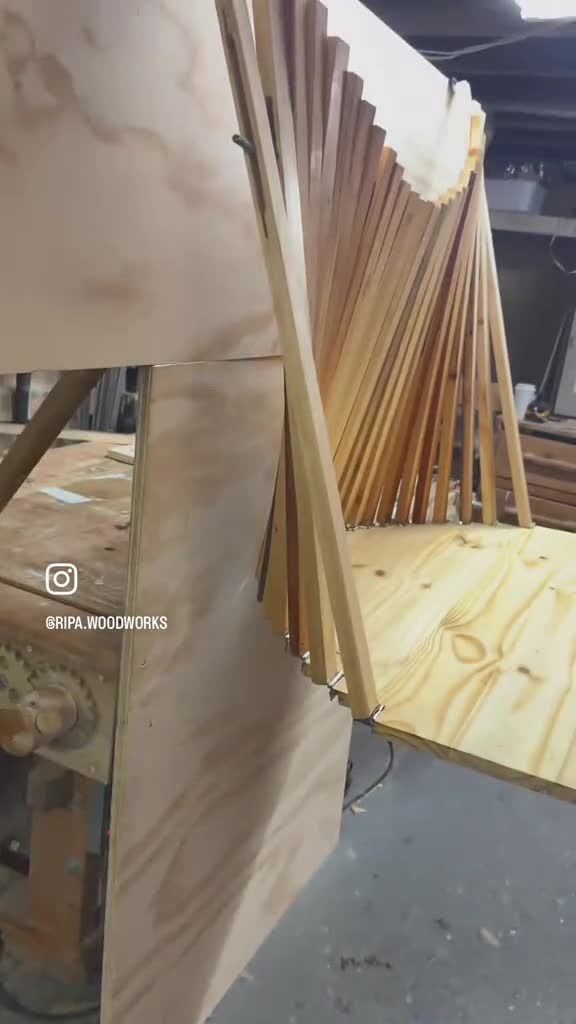 Watch My Transforming Wood Bench in Action!