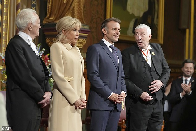 Macron's accent began 'Allo 'Allo... Soon we were in Inspector Clouseau ...