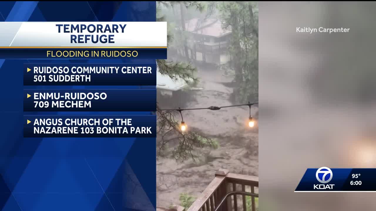 Flood warning extended for Ruidoso area