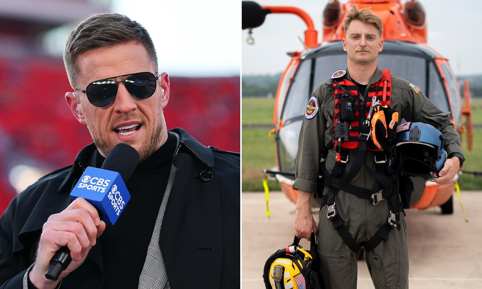 NFL legend JJ Watt sends one-word message to Coast Guard who saved 165 ...
