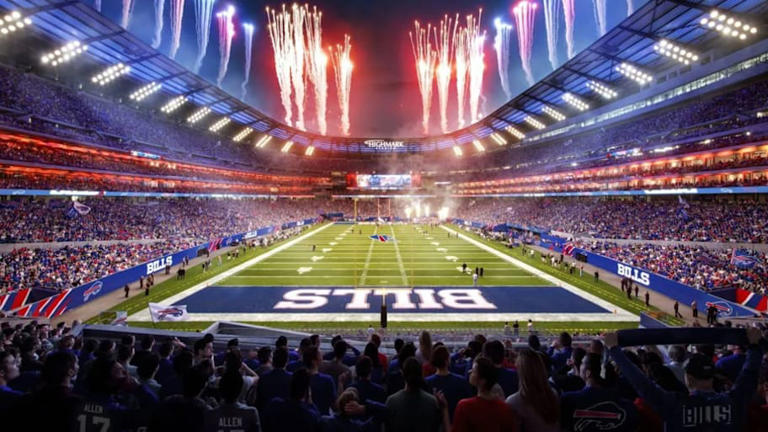 First real glimpse of Buffalo Bills 'heated roof' is spectacular for $2 ...