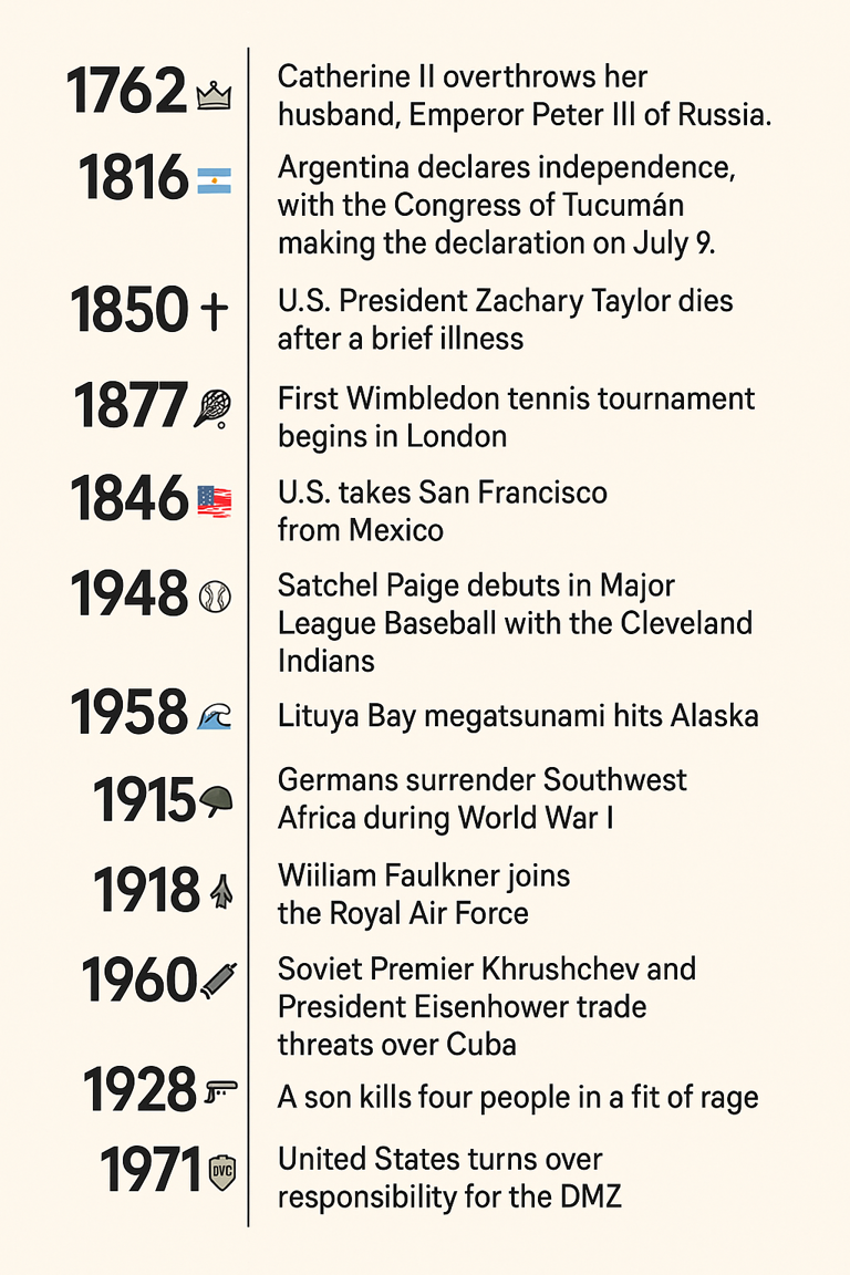 This Day in History: What Happened Today in History – 09 July