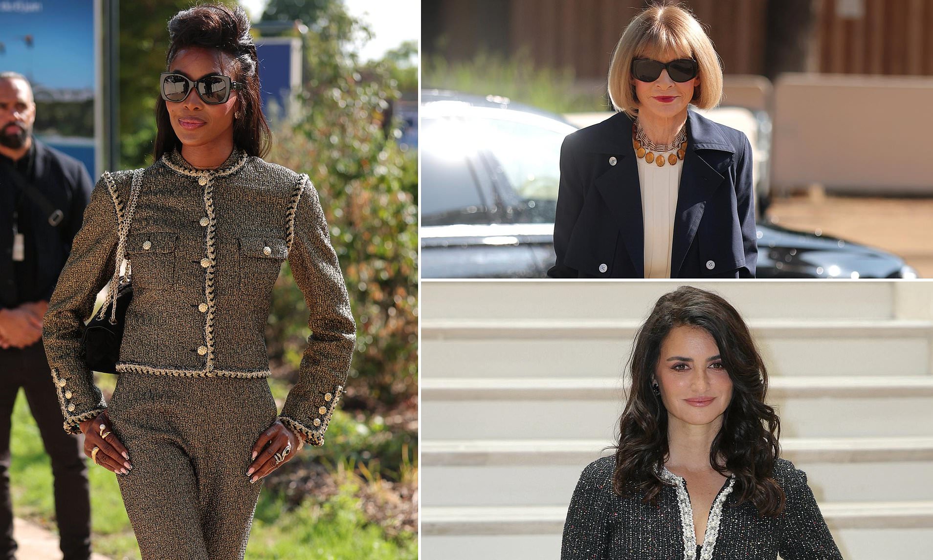 Naomi Campbell channels Elvis Presley as she hits Chanel's Haute ...