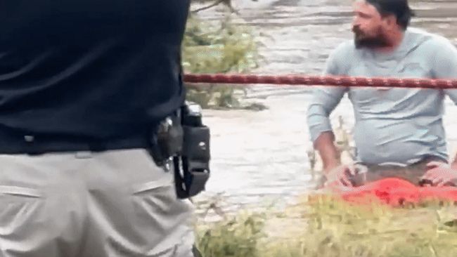 'I'm About to Lose Her!': Woman Struggles to Keep Head Above Water in ...