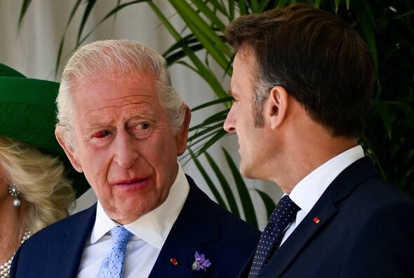 King Charles' bloodshot eye during Emmanuel Macron visit explained