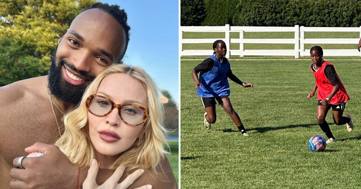 Madonna, 66, Cuddles Up to Boyfriend Akeem Morris, 29, While ...