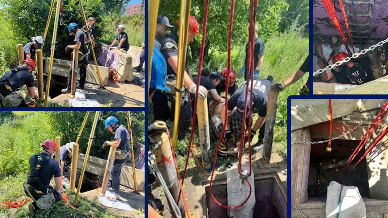 St. Paul firefighters rescue man stuck in sewer for 4 days after ...