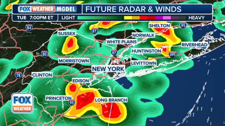 Heavy rain and thunder set to hit sizzling NYC — as commuters face ...
