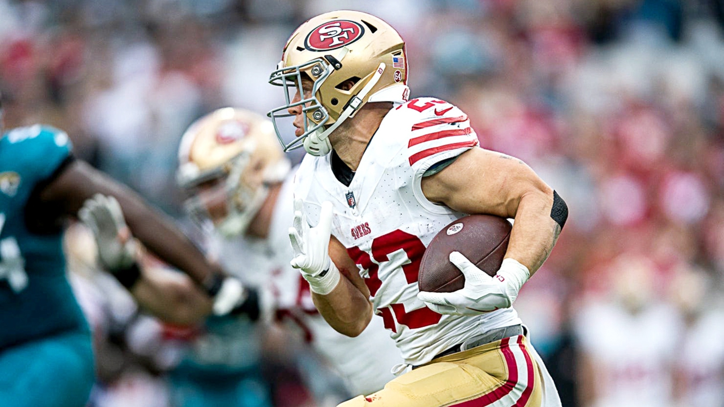 Christian McCaffrey ranks No. 8 among RBs, fuels 49ers' playoff hopes