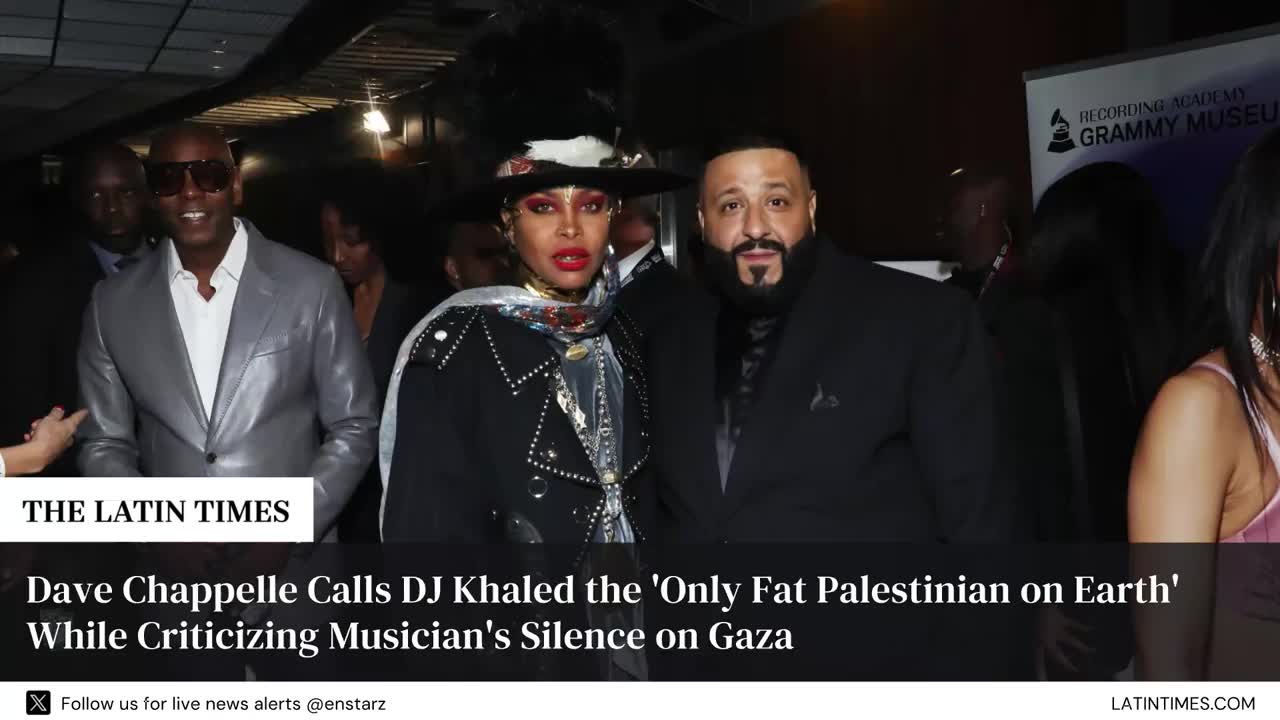 Dave Chappelle Calls DJ Khaled the 'Only Fat Palestinian on Earth ...