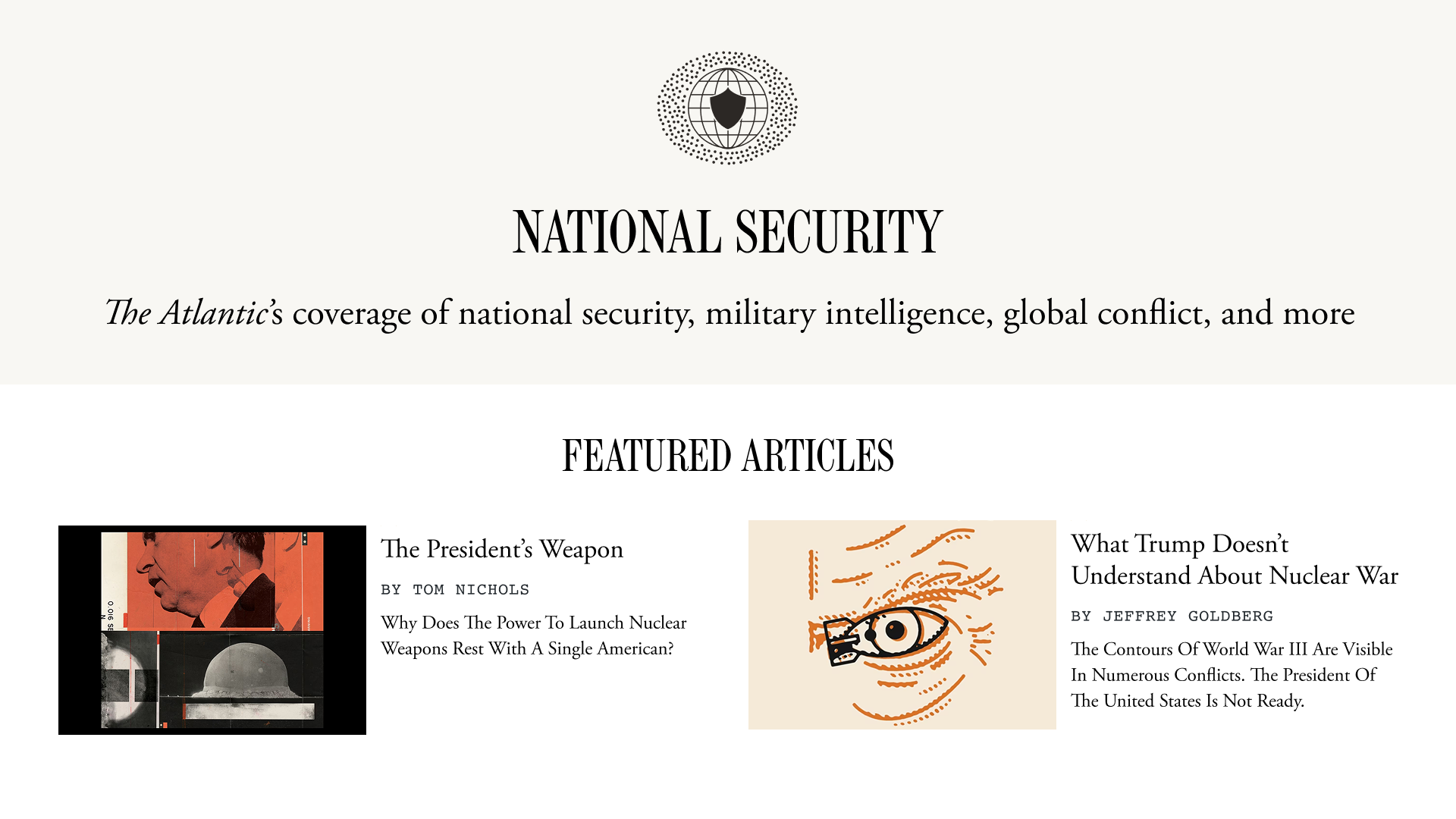 The Atlantic Expands Reporting on Defense, Military Intelligence, and ...