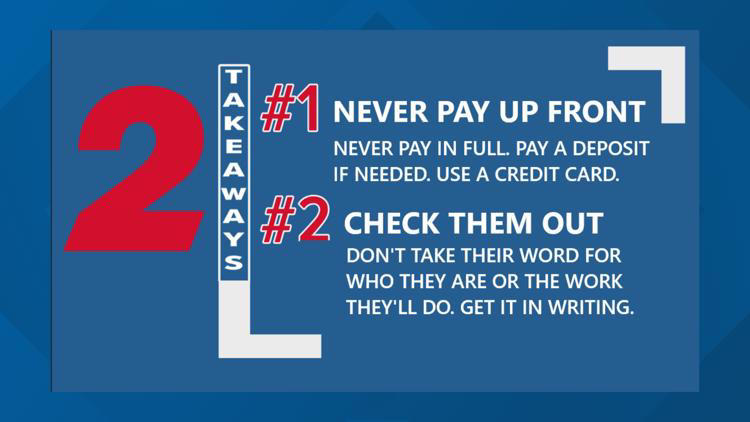 Never pay up front and in full: What to do if you are hiring someone to ...