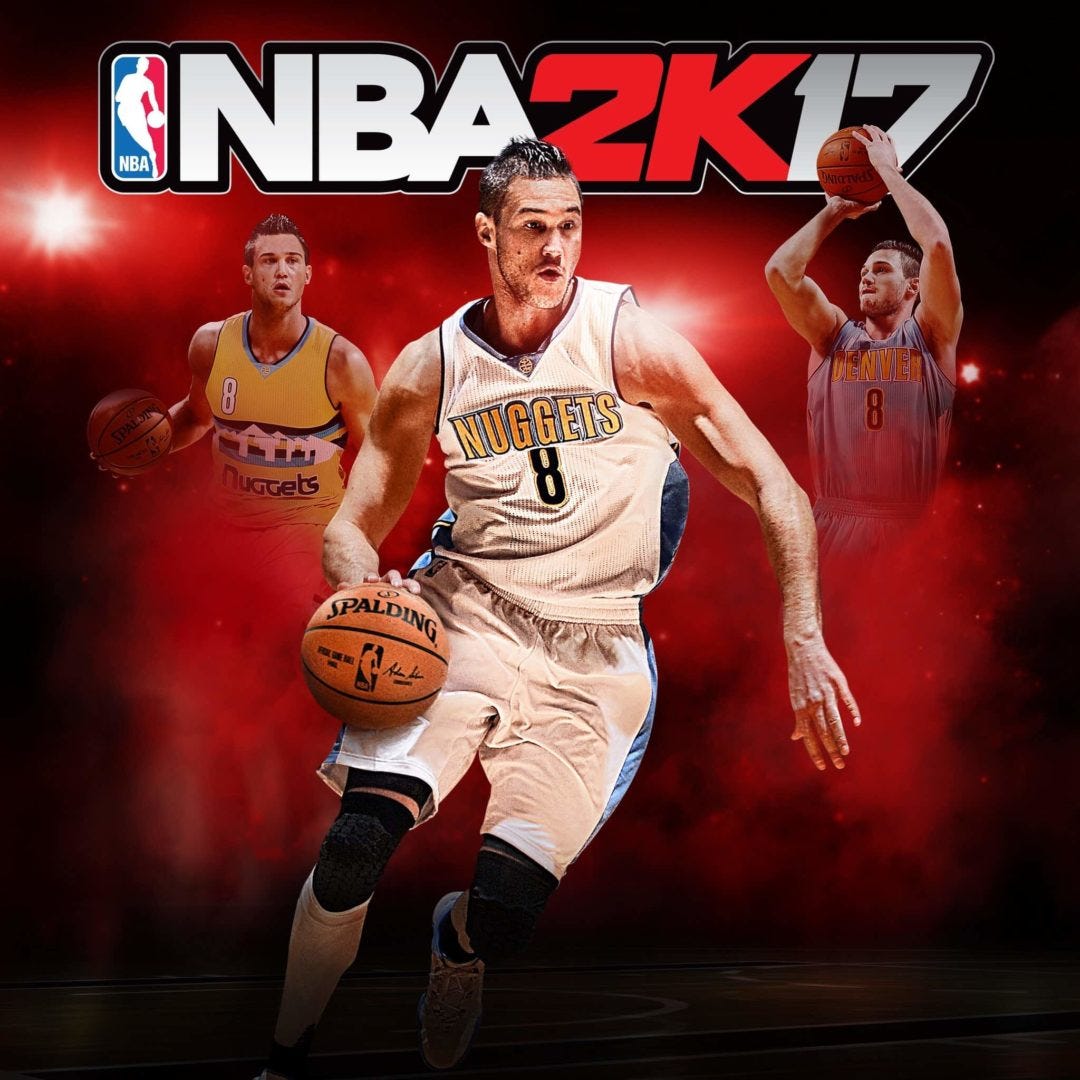 NBA 2K covers through the years