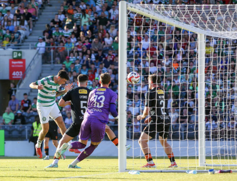 Celtic hit late winner against Cork City to earn Super Cup honours in ...