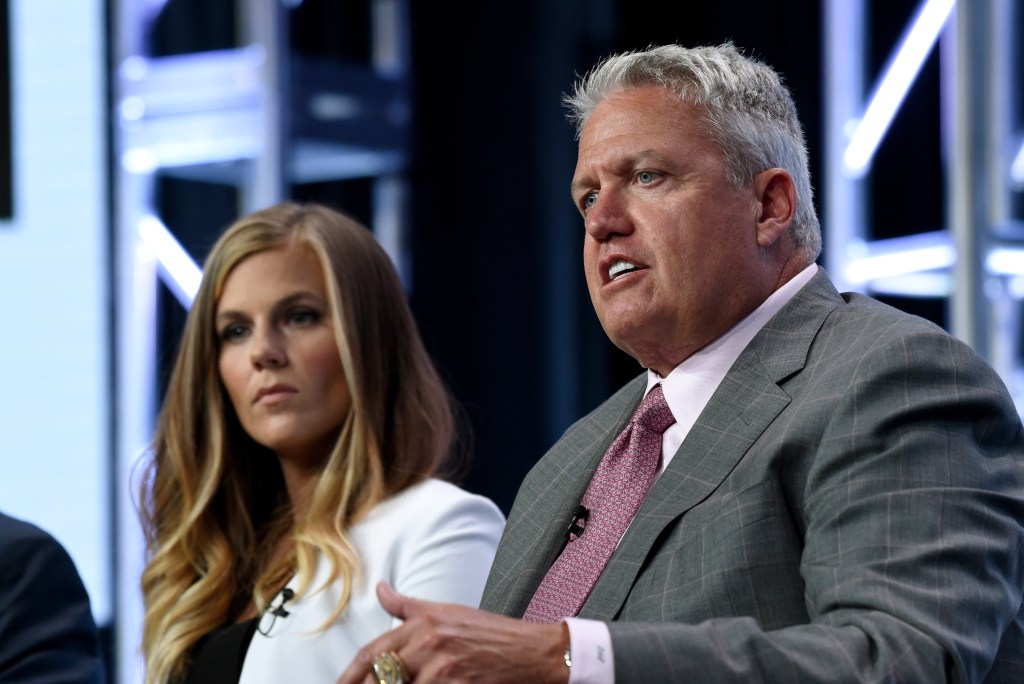 Rex Ryan parties with ex-ESPNers Sage Steele, Sam Ponder in ‘Here to ...