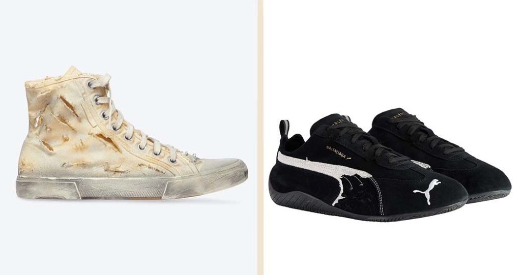 Balenciaga's Destroyed Shoe Evolution: How Demna Made Distressed ...