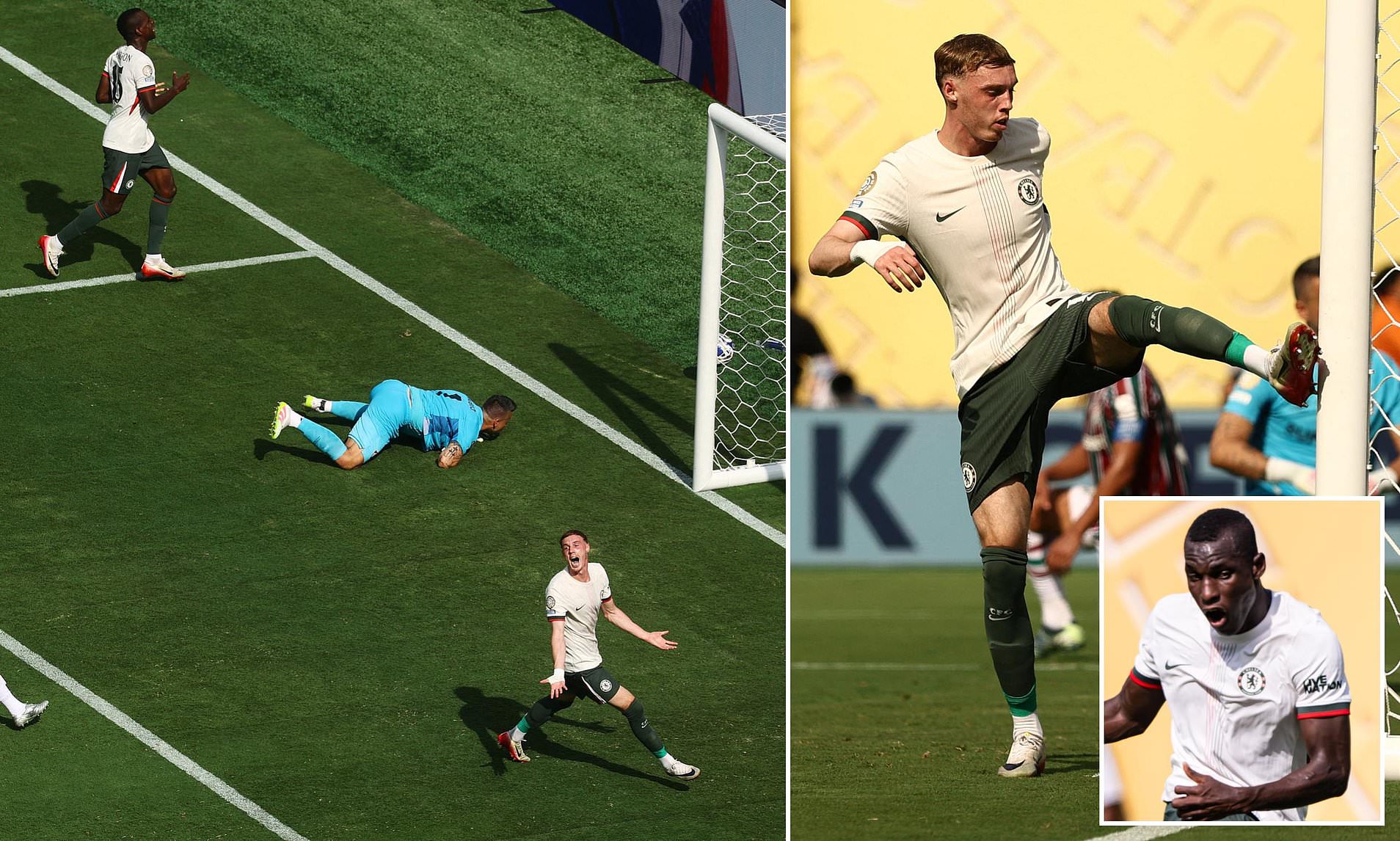 Cole Palmer is left FUMING as Nicolas Jackson fails to give him a ...