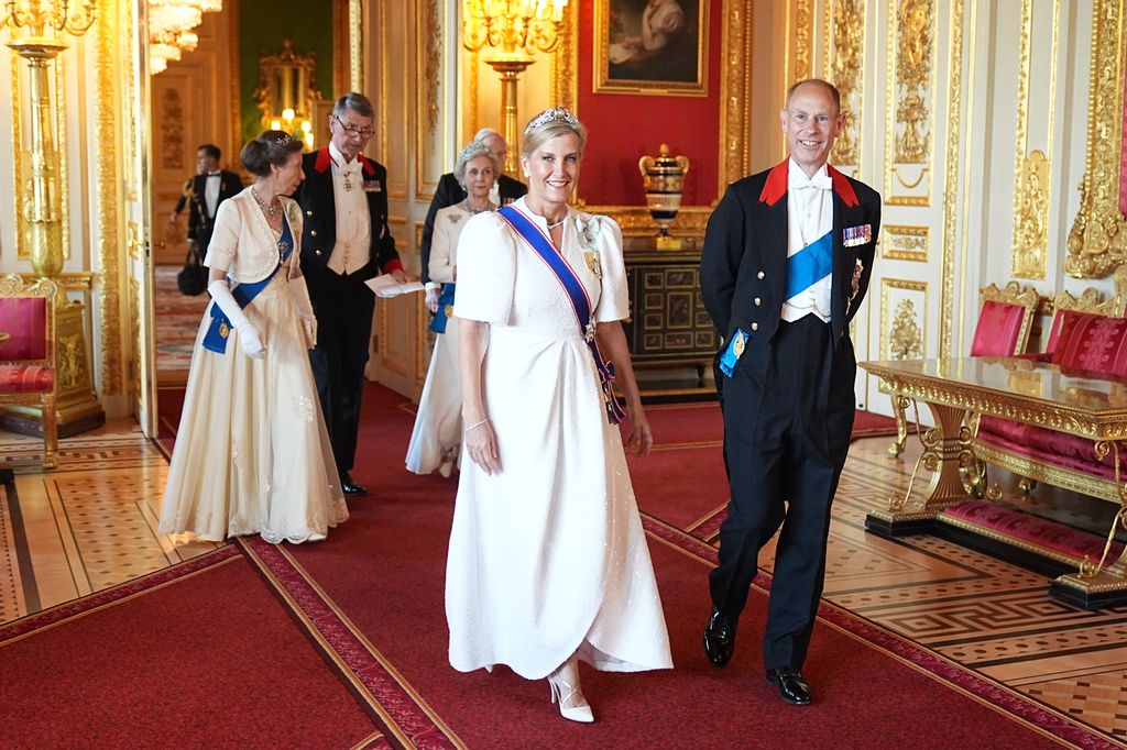 Duchess Sophie stuns in bridal sequins and highly 'personal £1m tiara