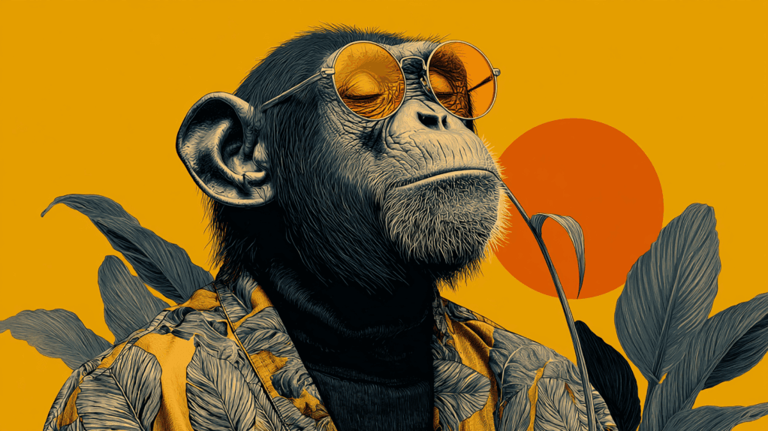 The new fashion trend among chimpanzees: sticking grass in your ear ...