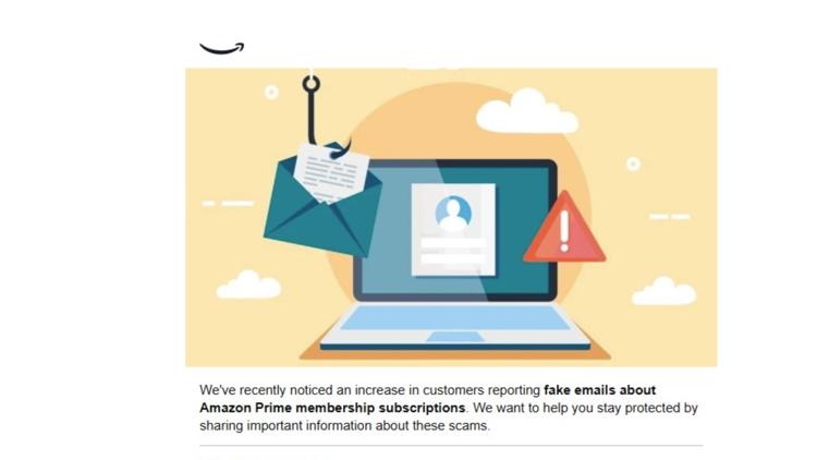 Fake 'cancel subscription' buttons lead to Amazon account hacks