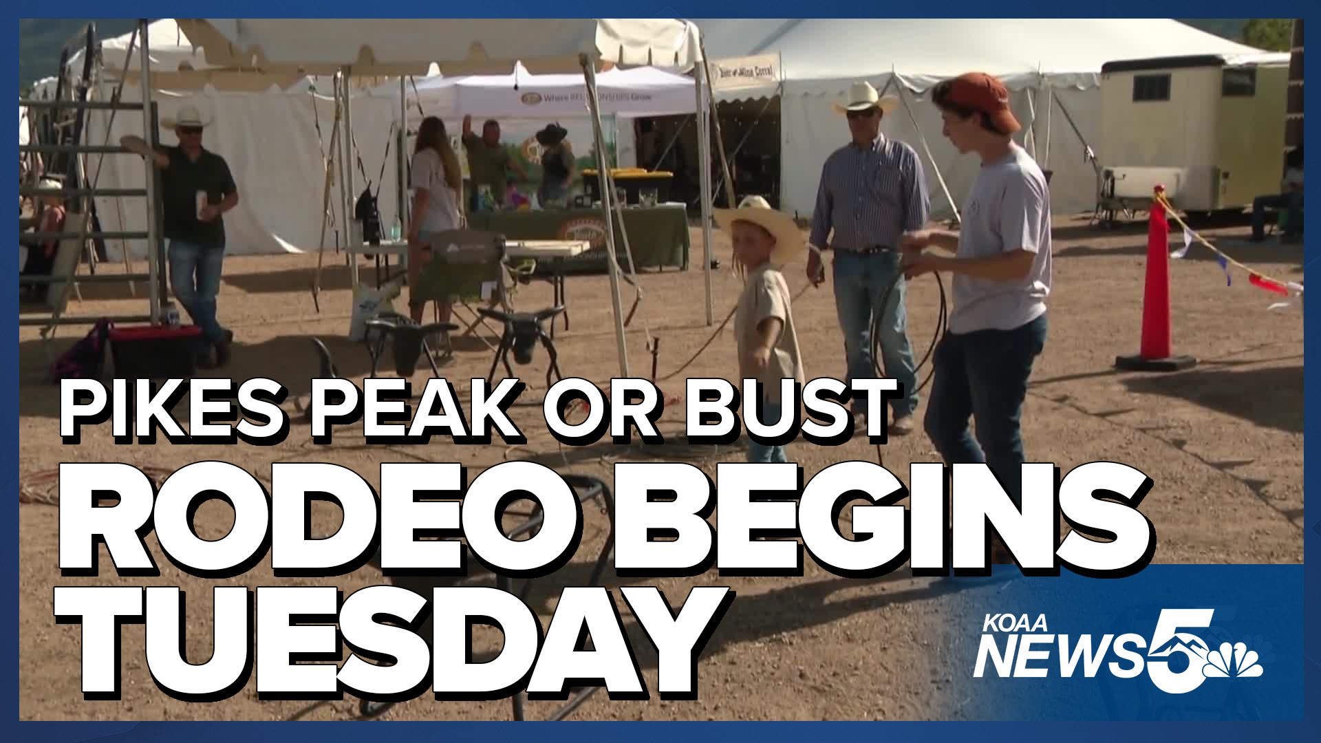 Pikes Peak or Bust Rodeo begins Tuesday evening, a look at the Fan Zone
