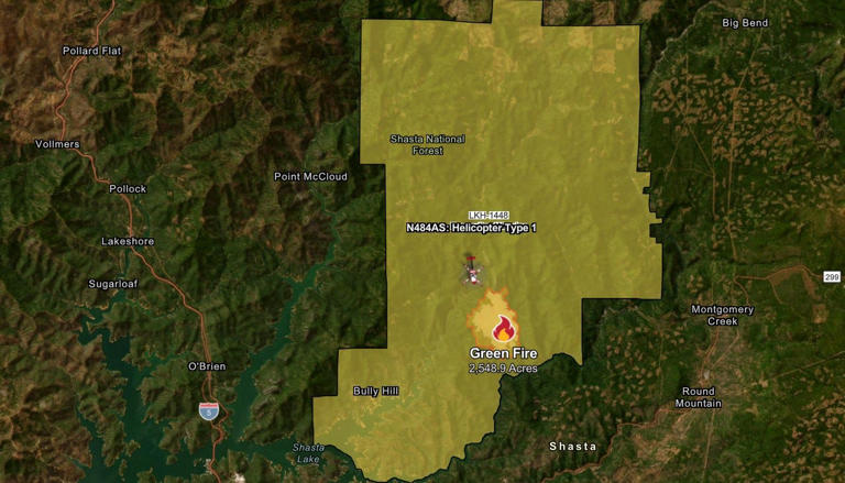 Green Fire burning over 2,500 acres, prompts evacuation warning north ...