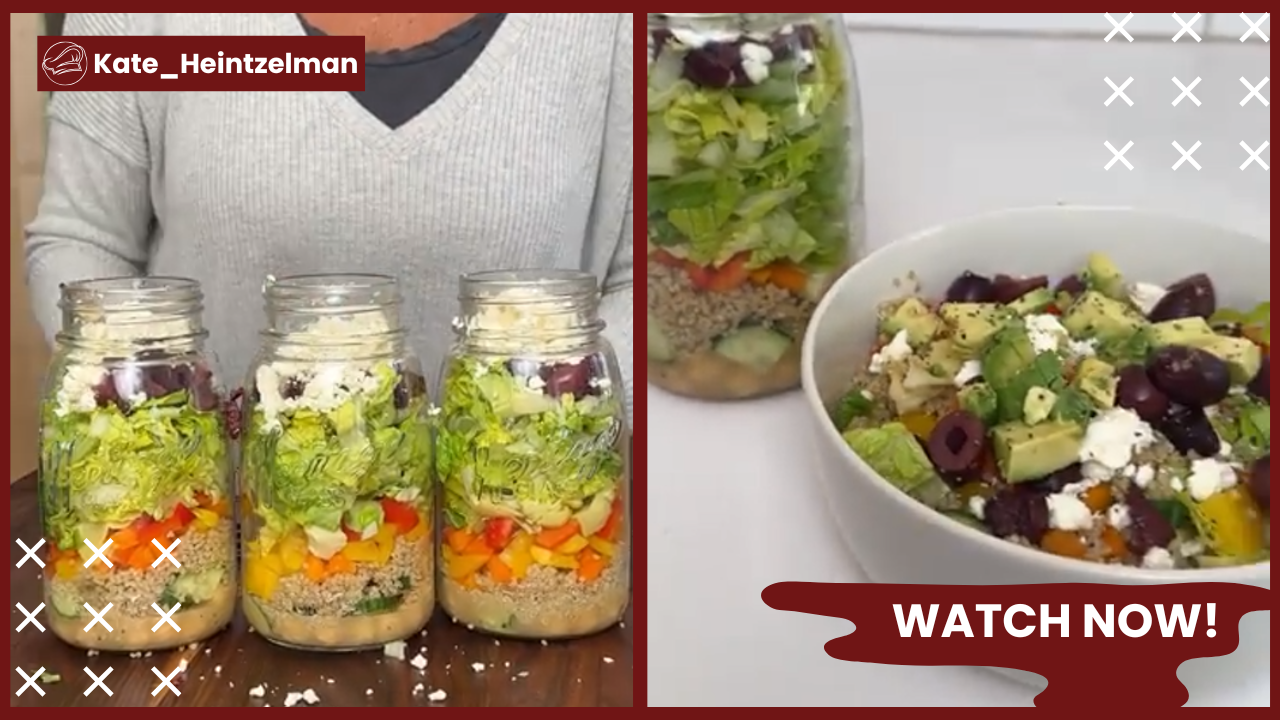 Salad in a Jar – The Easiest Way to Meal Prep Healthy & Fresh