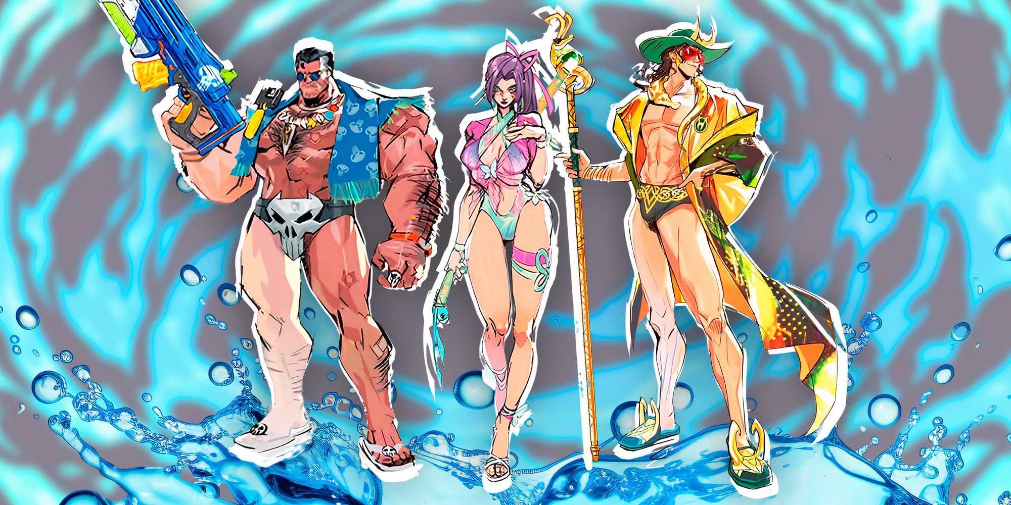 Marvel Rivals Reveals Swimsuit Skins for Luna Snow, Thor, Psylocke, Punisher and More