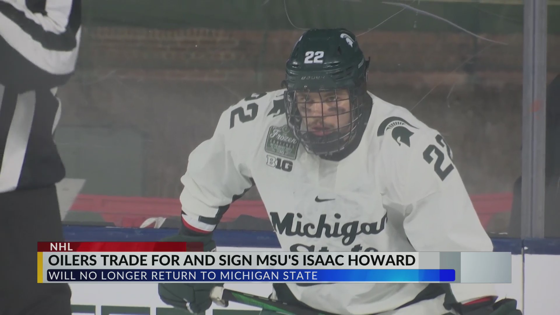 Edmonton Oilers acquire rights to MSU's Isaac Howard