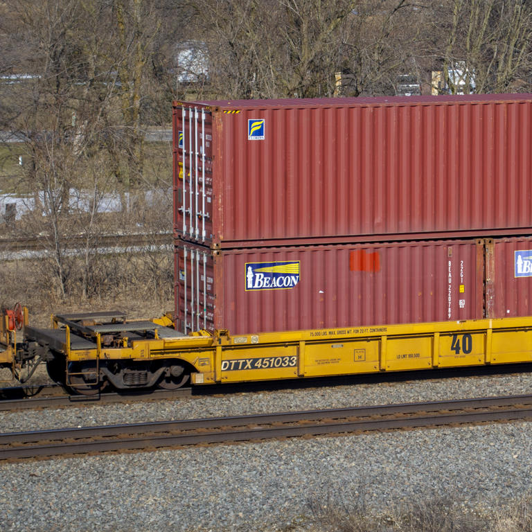 20-foot intermodal containers