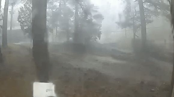 Security Camera Captures Rapidly Deteriorating Conditions Amid ...