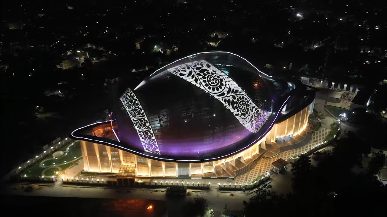 🤯 New Kolkata Icon – Dhana Dhanyo Auditorium 🐚 | India’s Shell Monument ...