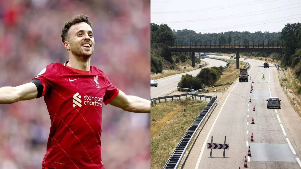 Diogo Jota possibly driving the Lamborghini car and above speed limit ...