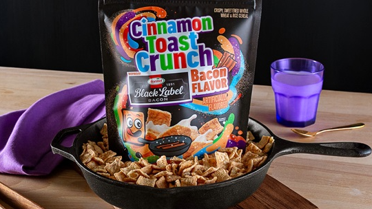 Cinnamon Toast Crunch unveils bacon-flavored cereal