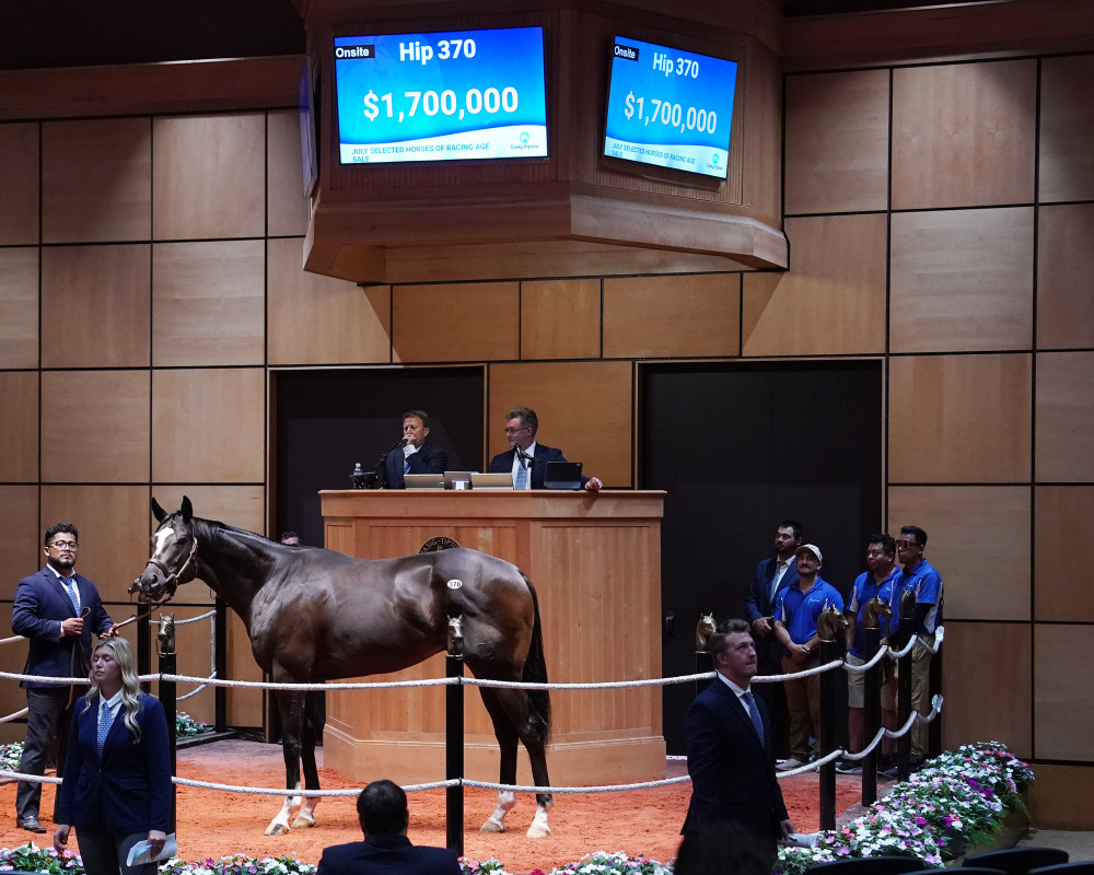 Jack Christopher Colt Tops Fasig-Tipton July Yearling Sale, Stakes ...