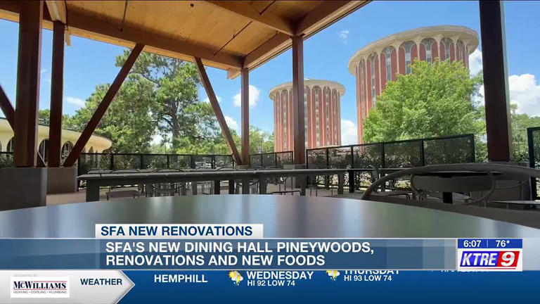 SFA’s new dining hall is ‘like a restaurant’, updates on renovations, menu