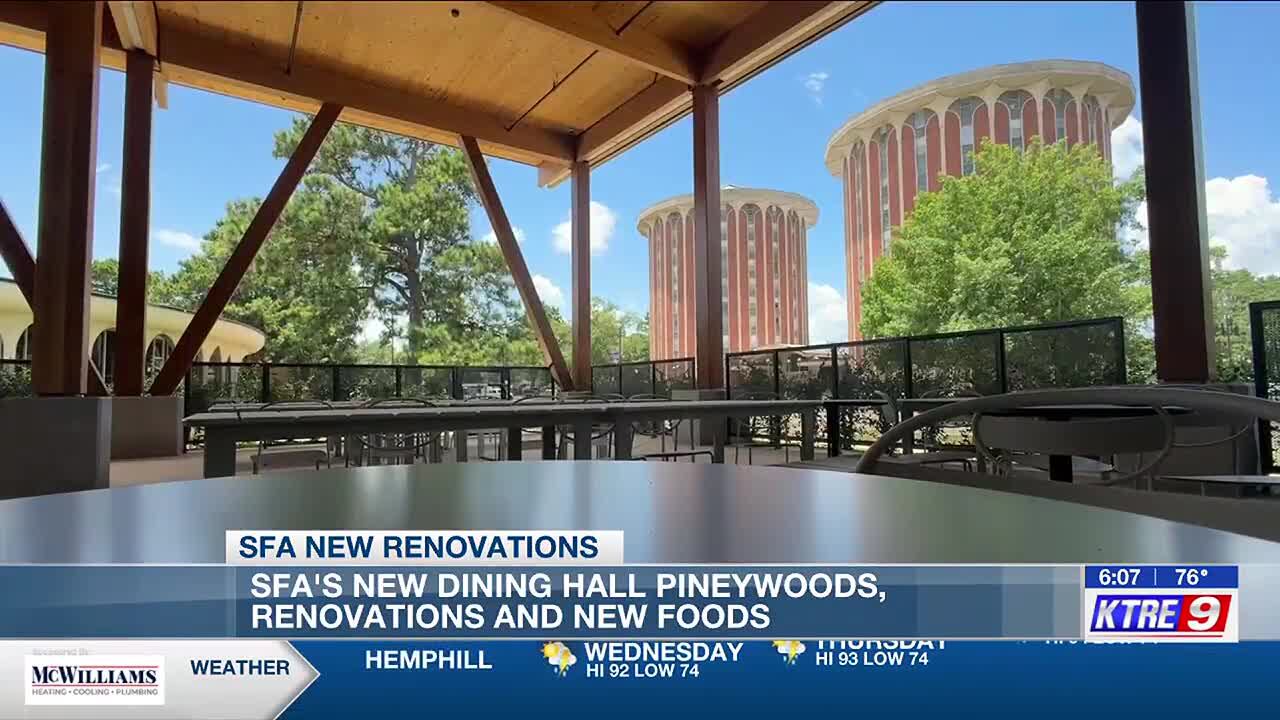 SFA’s new dining hall is ‘like a restaurant’, updates on renovations, menu